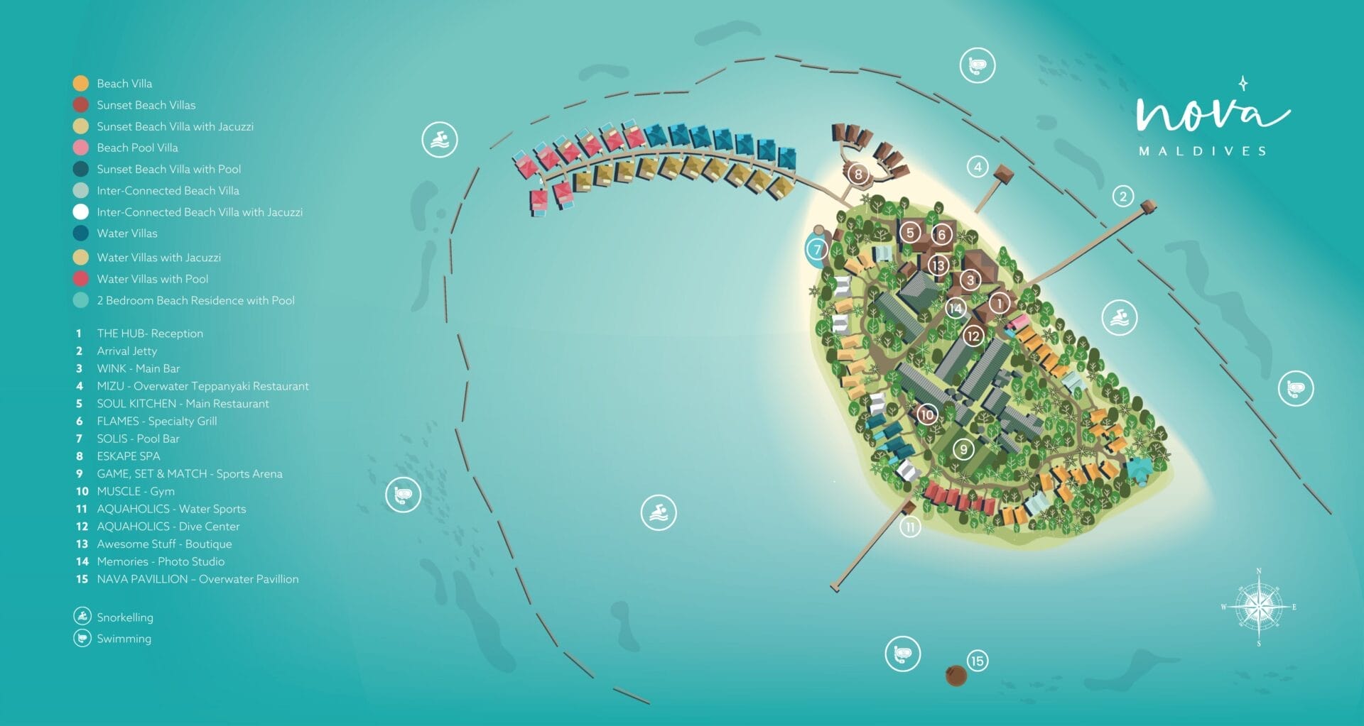 Sitemap | Nova Maldives Resort